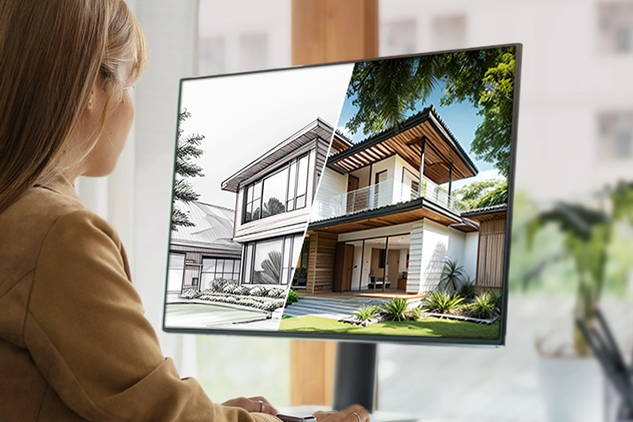 KI-Architektur - Wandeln Sie Ihre Ideen in visuell beeindruckende ...