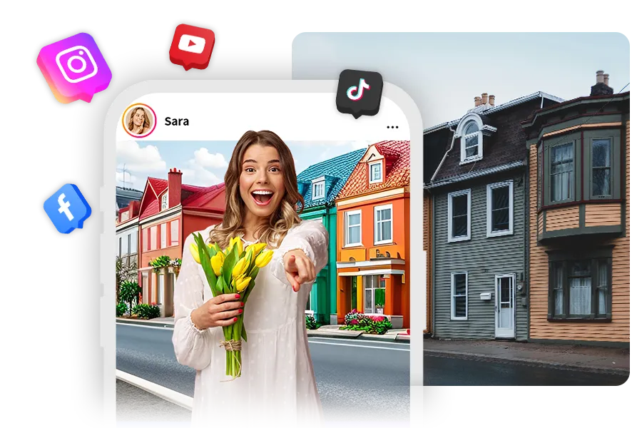 AI Scene: Create unique AI generated scenes in 1-click