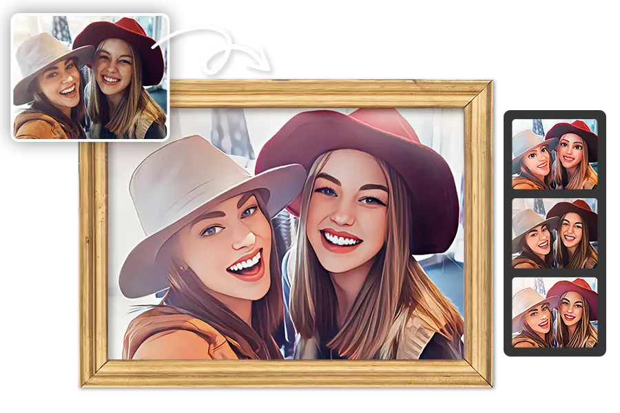 Free Online Picture to Painting: Turn your photos into paintings with AI