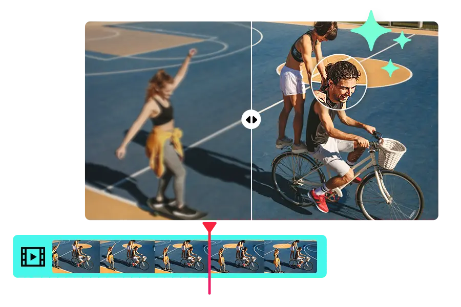 Mejorador de Video con IA – Mejora la calidad de tus videos online gratis